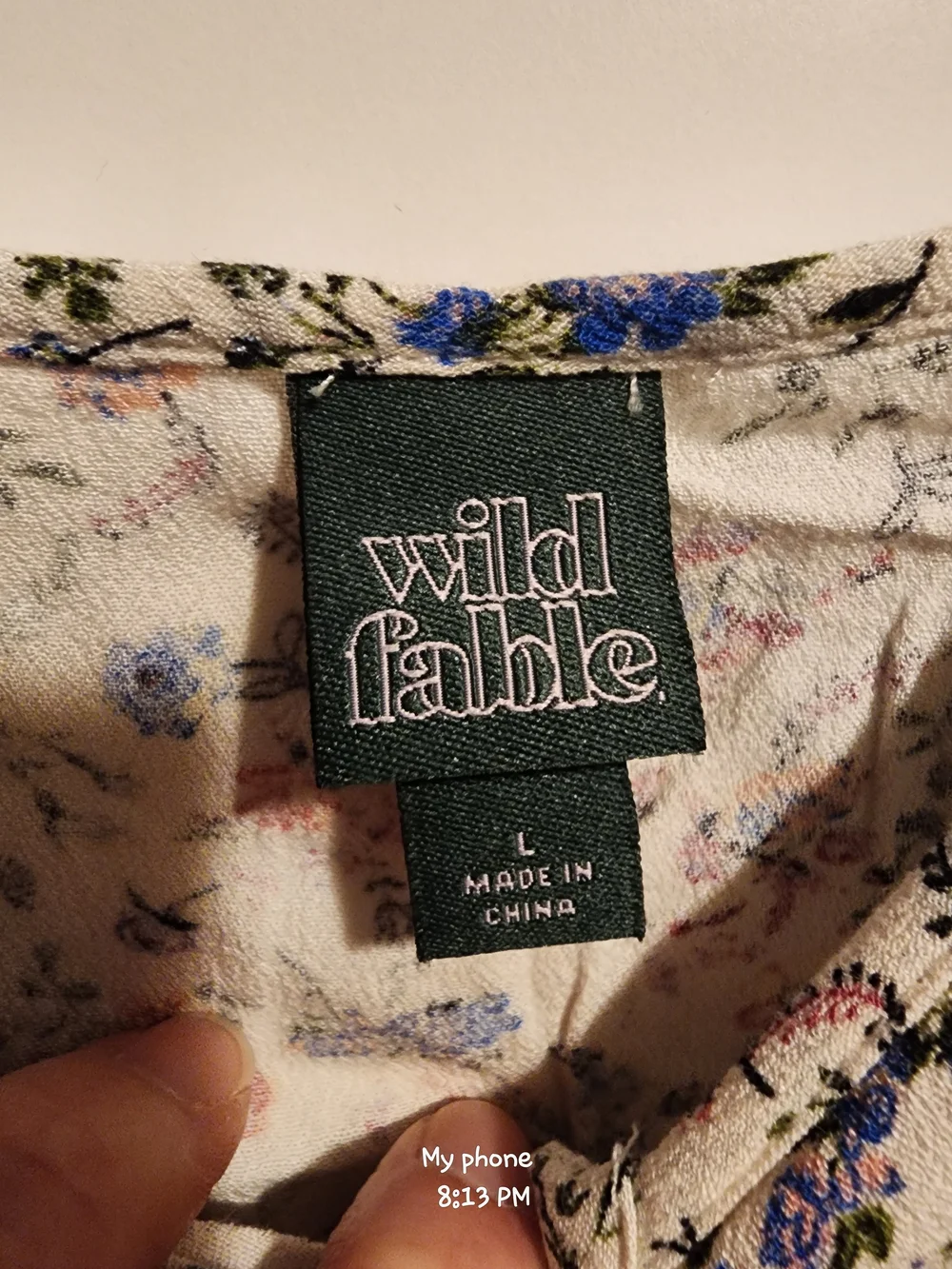 wild fable | Dresses | Wild Fable Cream Floral Ruffle Mini Dress | Poshmark